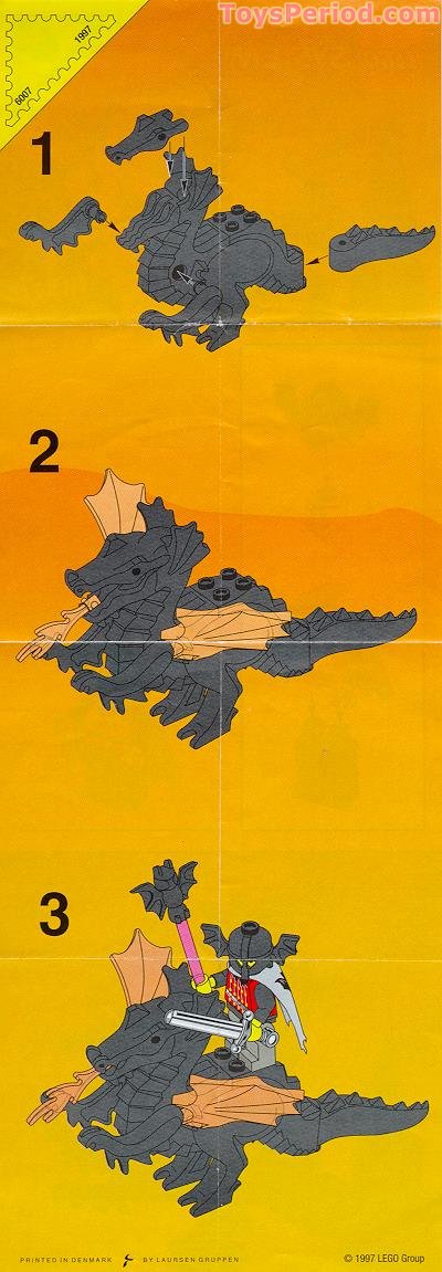 LEGO 6007 Bat Lord Instructions and Parts List