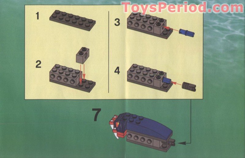 LEGO 7771 Angler Ambush Instructions and Parts List