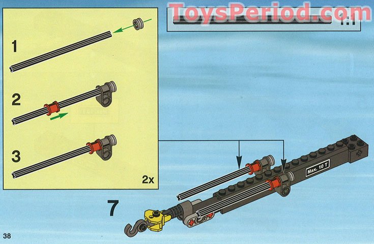 LEGO 7992 Container Stacker Instructions and Parts List