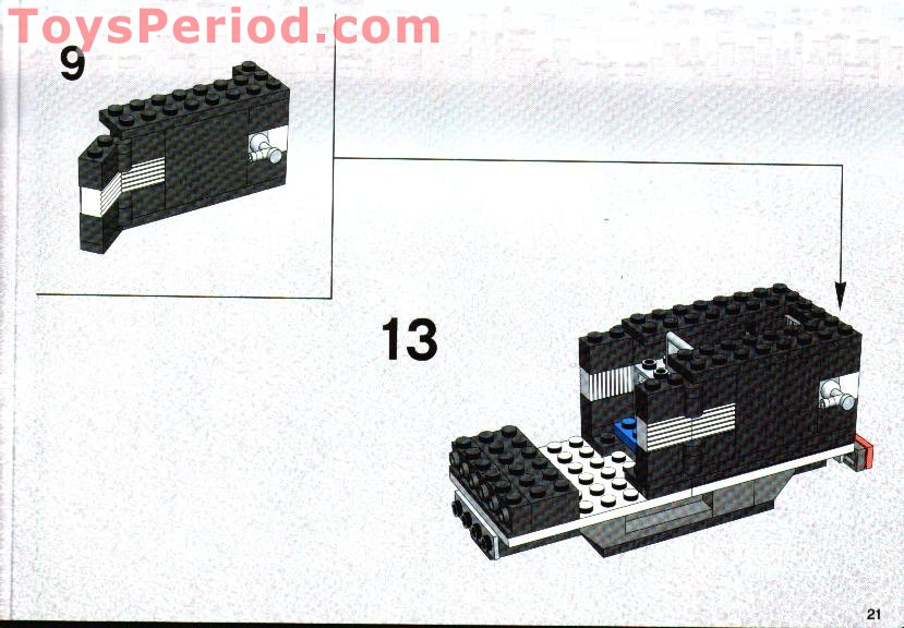 LEGO 7033 Armored Car Action Instructions and Parts List