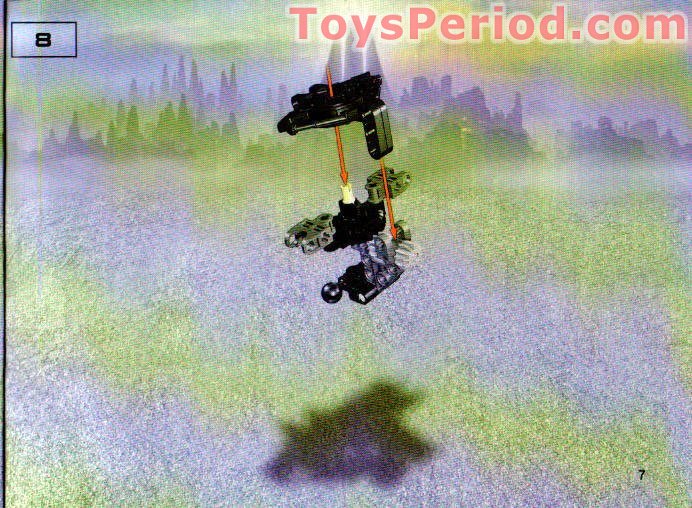 LEGO 8618-1 Vahki Rorzakh Instructions and Parts List