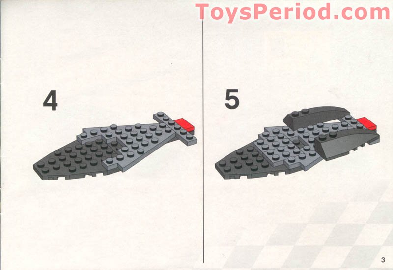 LEGO 8647 Night Racer Instructions and Parts List