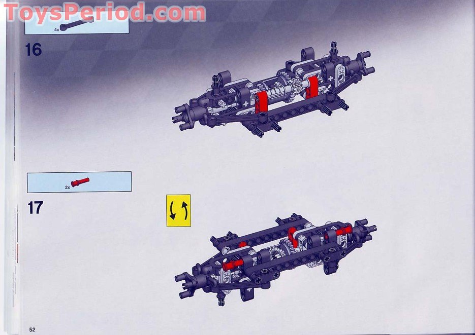 LEGO 8653 Enzo Ferrari 1:10 Instructions and Parts List