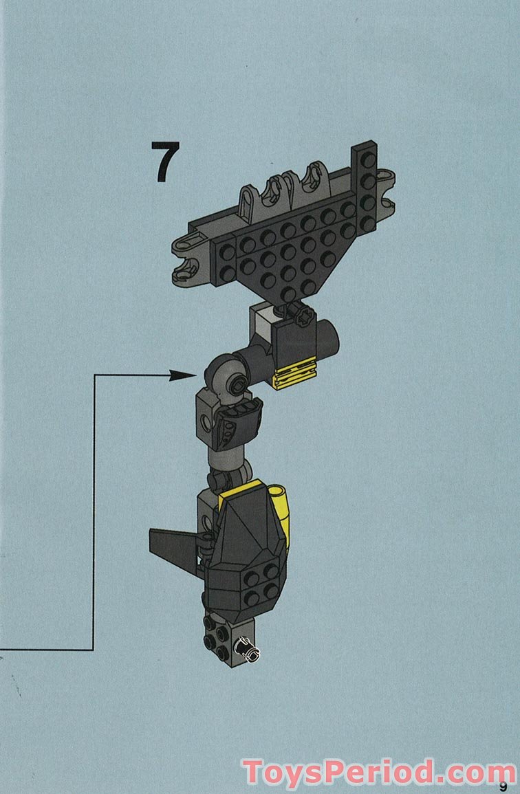 LEGO 8105 Iron Condor Instructions and Parts List