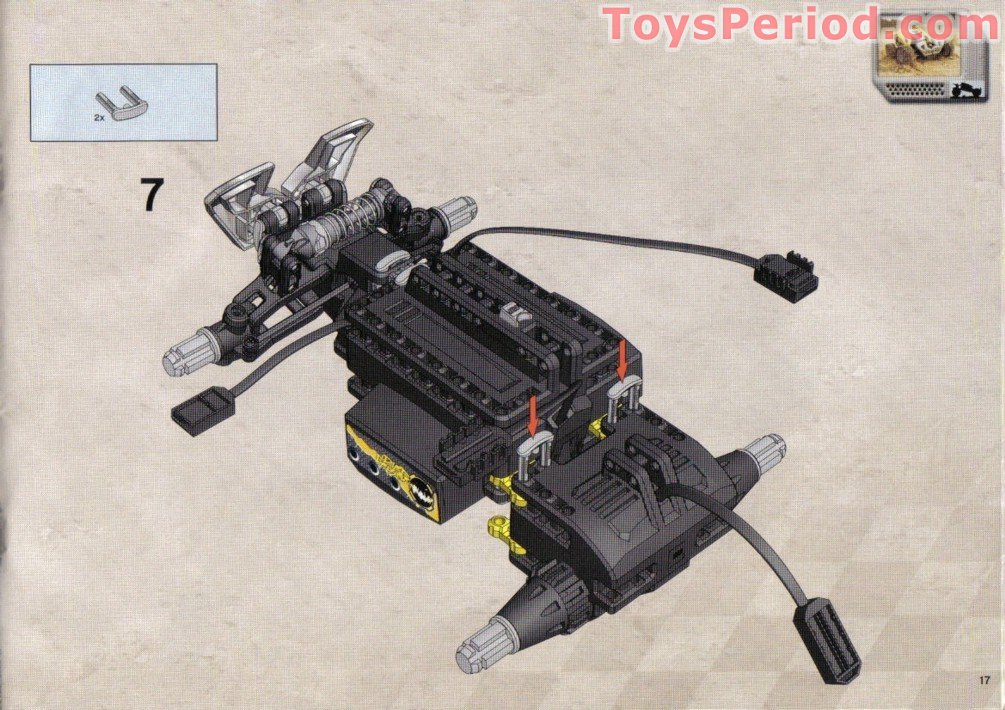 LEGO 8369-1 Dirt Crusher Rc Instructions and Parts List