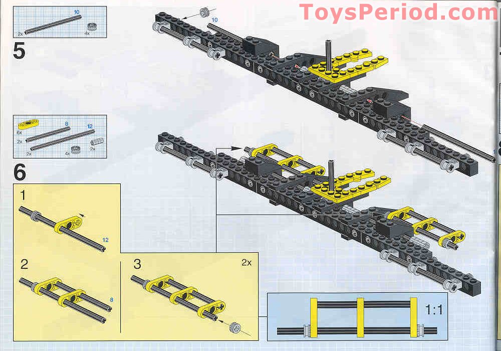 LEGO 8425 Black Hawk Instructions and Parts List