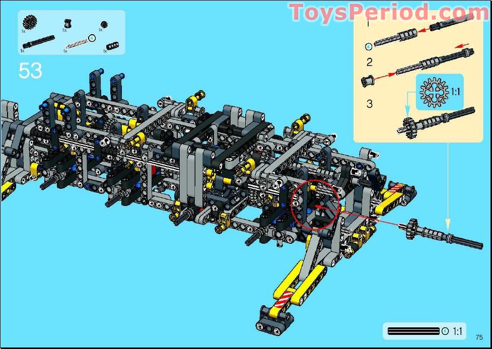 LEGO 8421 Mobile Crane Instructions and Parts List