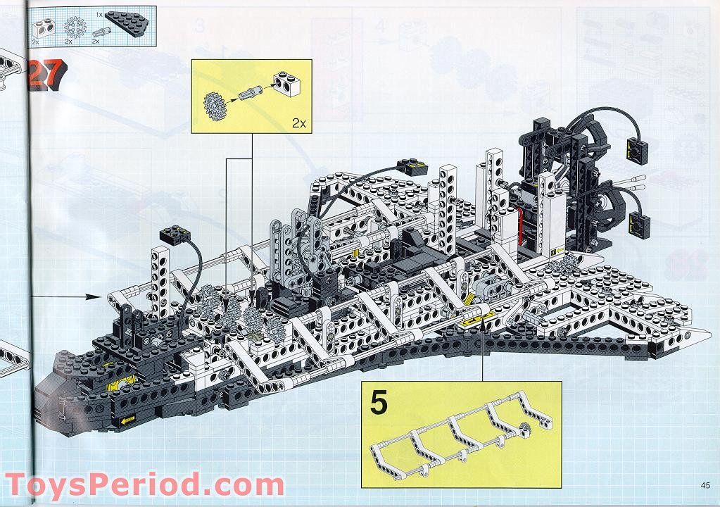 LEGO 8480 Space Shuttle Instructions and Parts List