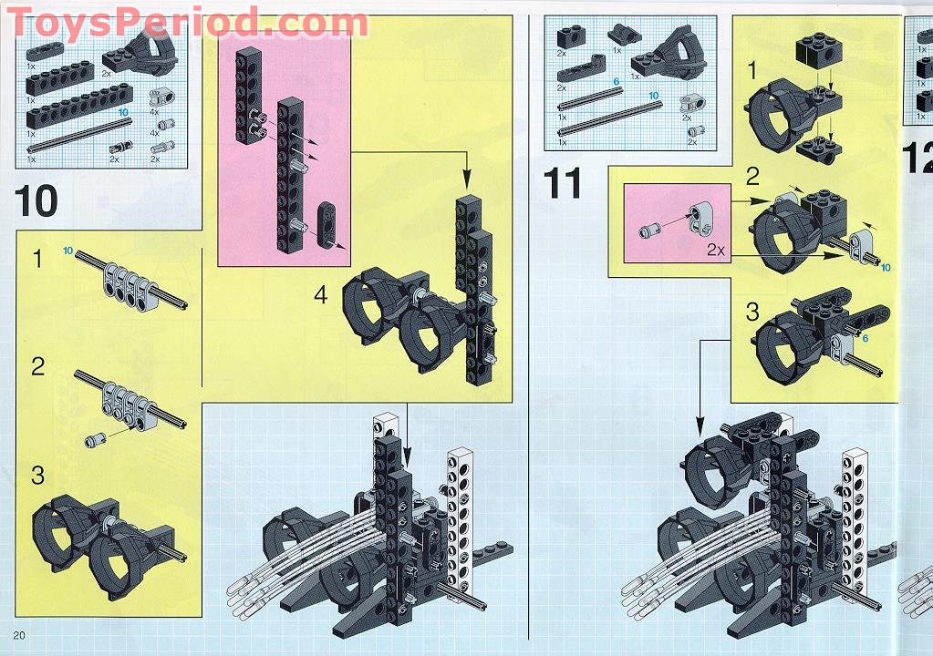 LEGO 8480 Space Shuttle Instructions and Parts List