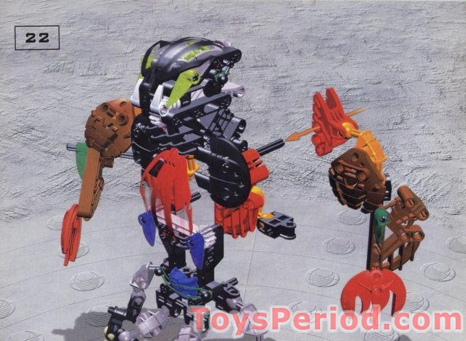 LEGO 8561 Nuhvok Instructions and Parts List