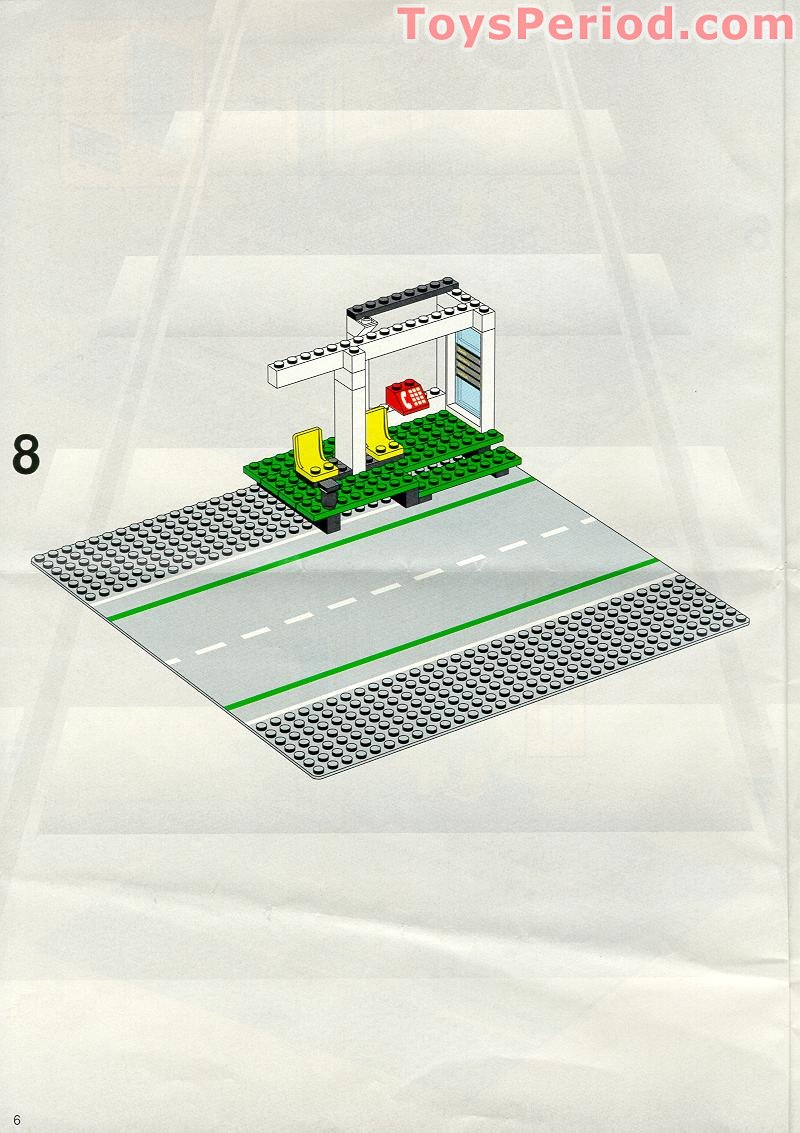 LEGO 4532 Manual Level Crossing Instructions and Parts List