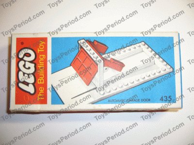 LEGO 435-2 Garage Plate and Door Set Parts List