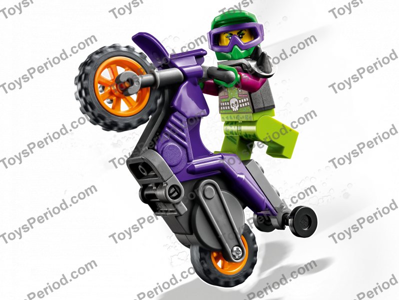 LEGO 60296 Wheelie Stunt Bike Set Parts List