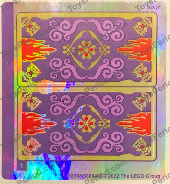 LEGO Sets with Part 43208stk01 Sticker Sheet for Set 43208, Iridescent ...