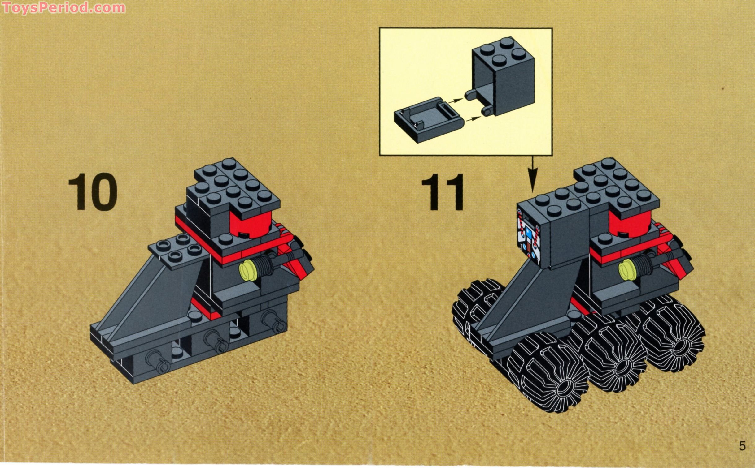 LEGO 6889 Recon Robot Instructions and Parts List