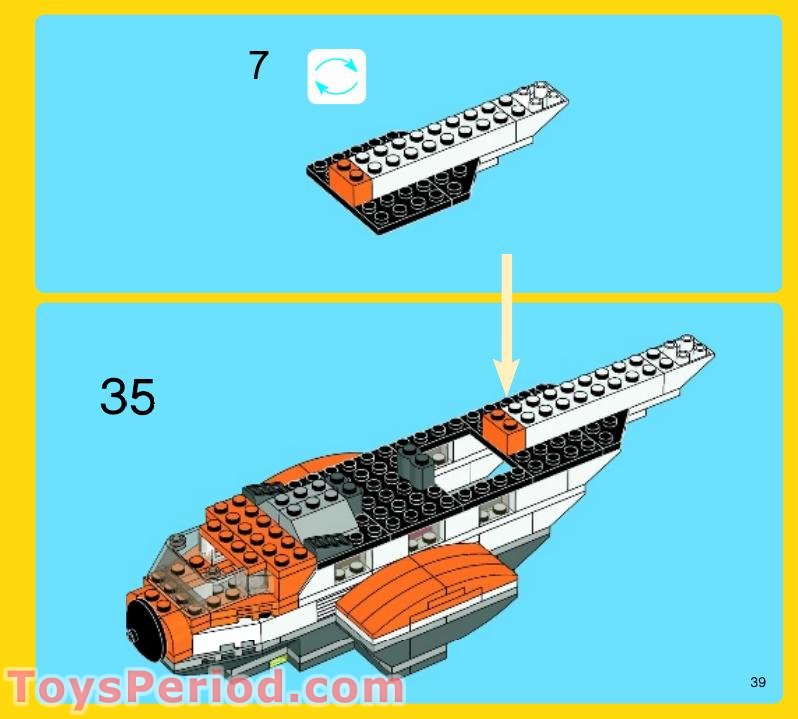 LEGO 7345 Transport Chopper Instructions and Parts List