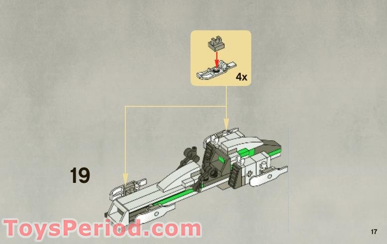 LEGO 7913 Clone Trooper Battle Pack Instructions and Parts List