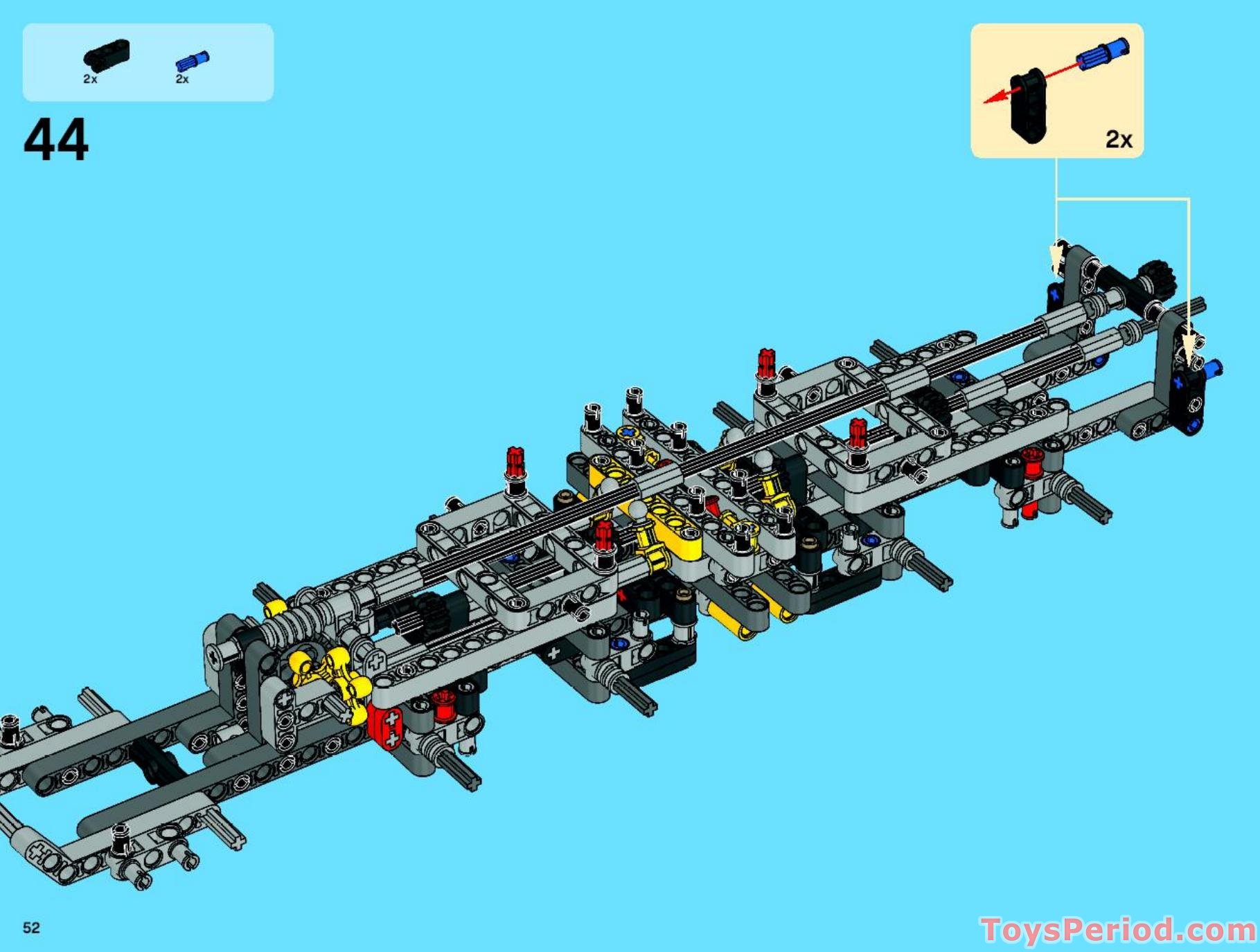LEGO 8053 Mobile Crane Instructions and Parts List