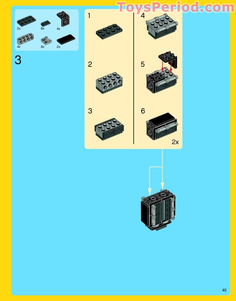 LEGO 10233 Horizon Express Instructions and Parts List