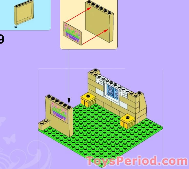 LEGO 3189 Heartlake Stables Instructions and Parts List