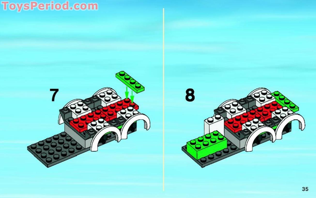 LEGO 3180 Tank Truck Instructions and Parts List