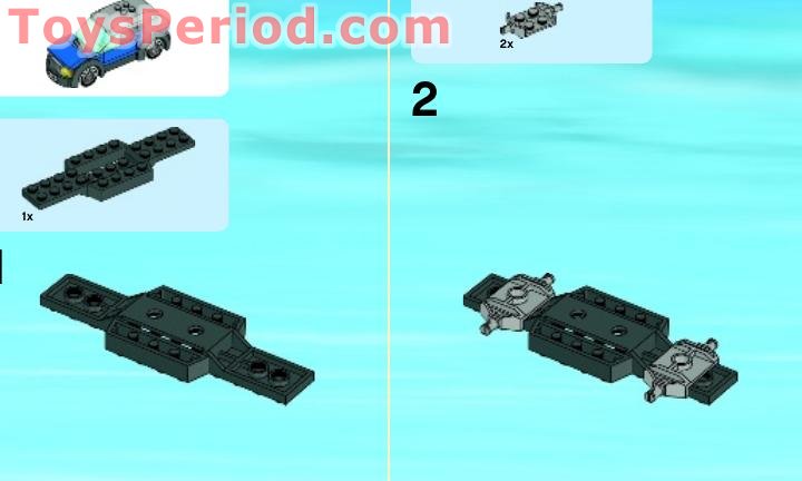 LEGO 4207 City Garage Instructions and Parts List
