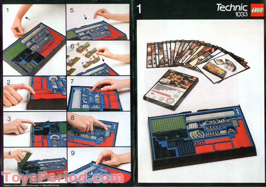 LEGO 1033 Building Instructions for Set 1032 Instructions and Parts List