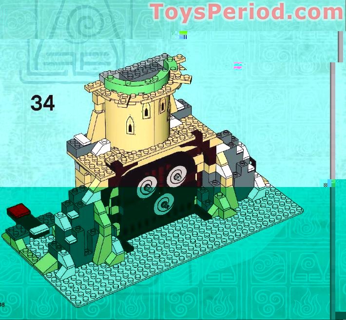 LEGO 3828 Air Temple Instructions and Parts List