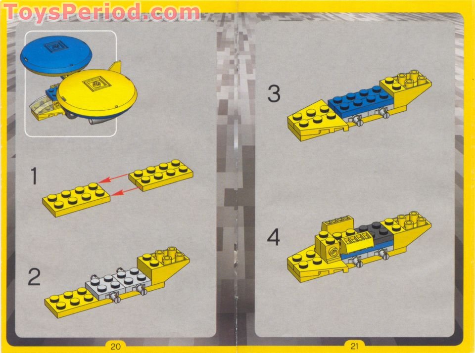 LEGO 4347-1 Auto Pod Instructions and Parts List