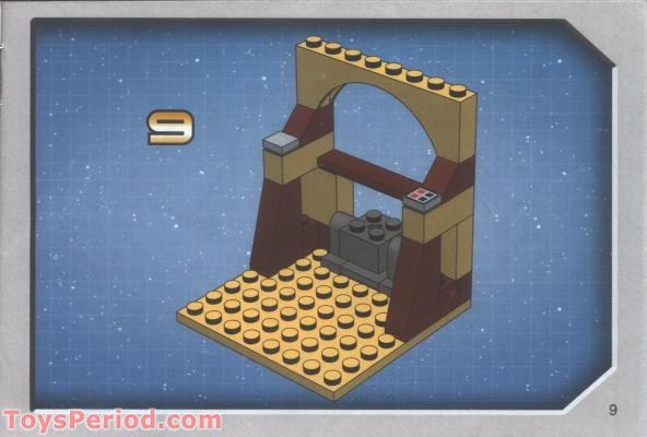 LEGO 4476 Jabba's Prize Instructions and Parts List