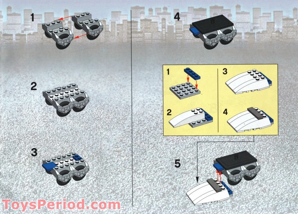 LEGO 4511 High Speed Train Instructions and Parts List
