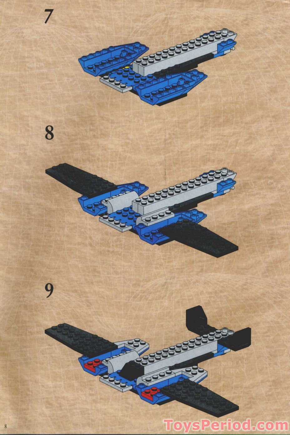 LEGO 5987 Dino Research Compound Instructions and Parts List