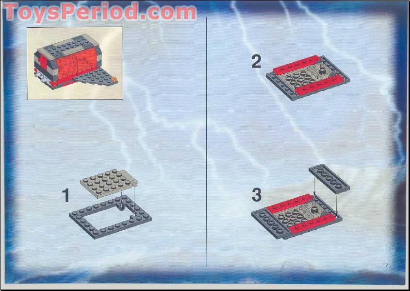 LEGO 6776 Ogel Control Center Instructions and Parts List