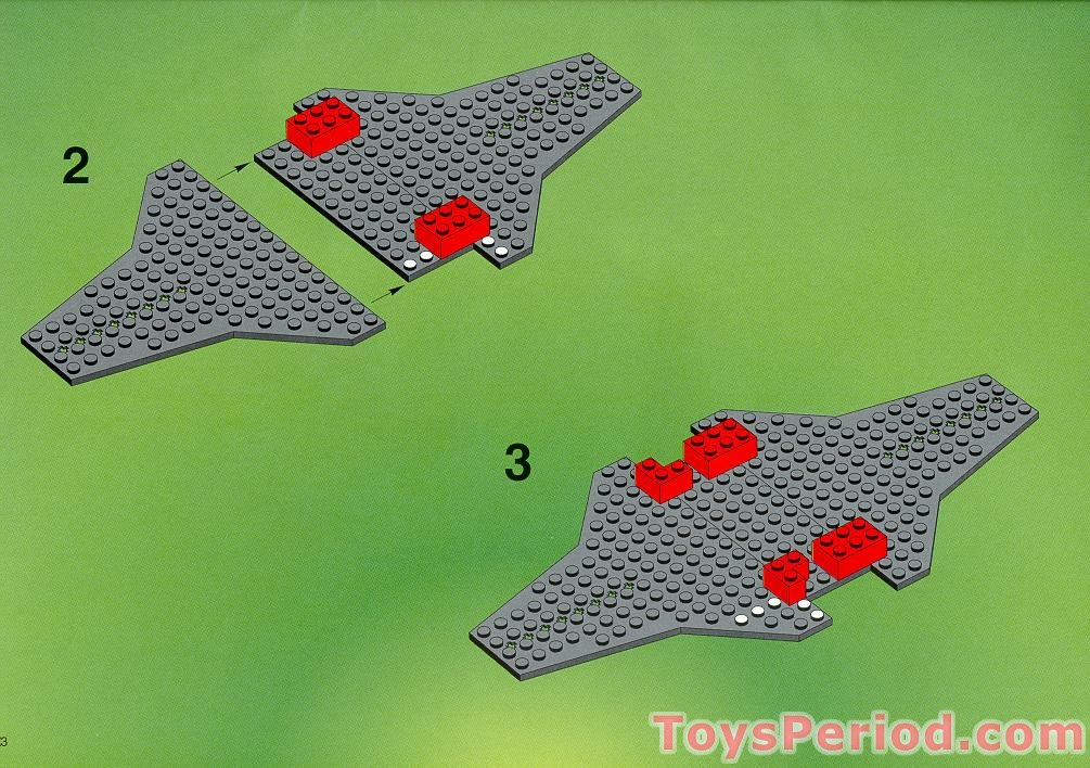 LEGO 6979 Interstellar Starfighter Instructions and Parts List