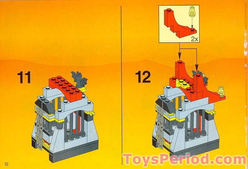 LEGO 6099 Traitor Transport (with Cave) Instructions and Parts List