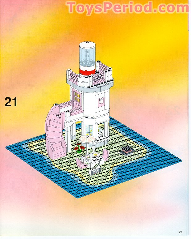 LEGO 6414 Dolphin Point Instructions and Parts List