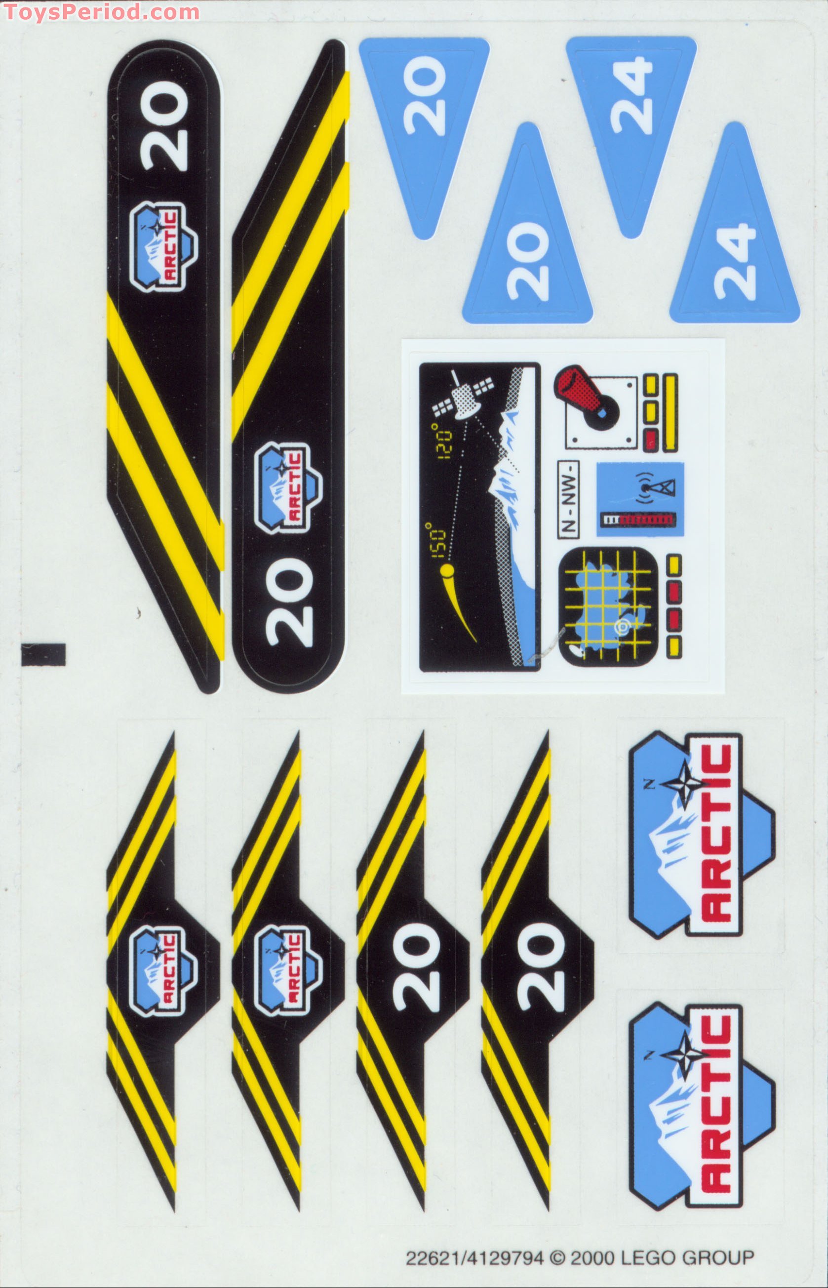 LEGO 6520 Mobile Outpost Instructions and Parts List
