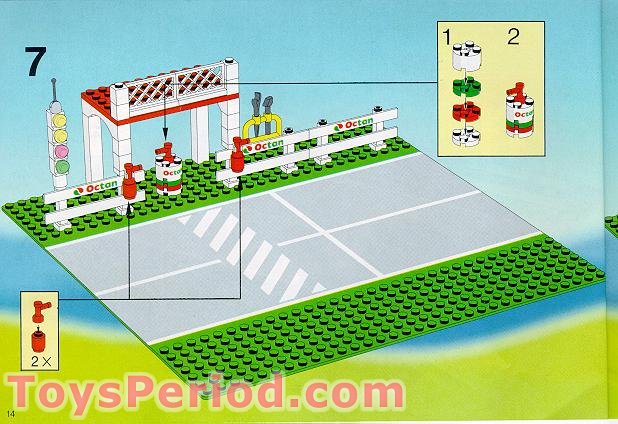 LEGO 6551 Checkered Flag 500 Instructions and Parts List