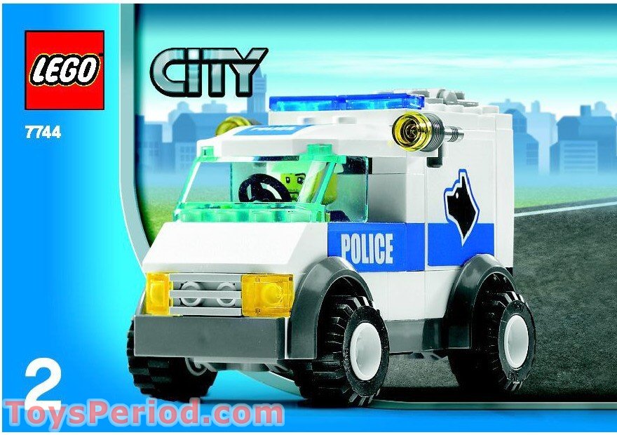 LEGO 7744 Police Headquarters Instructions and Parts List