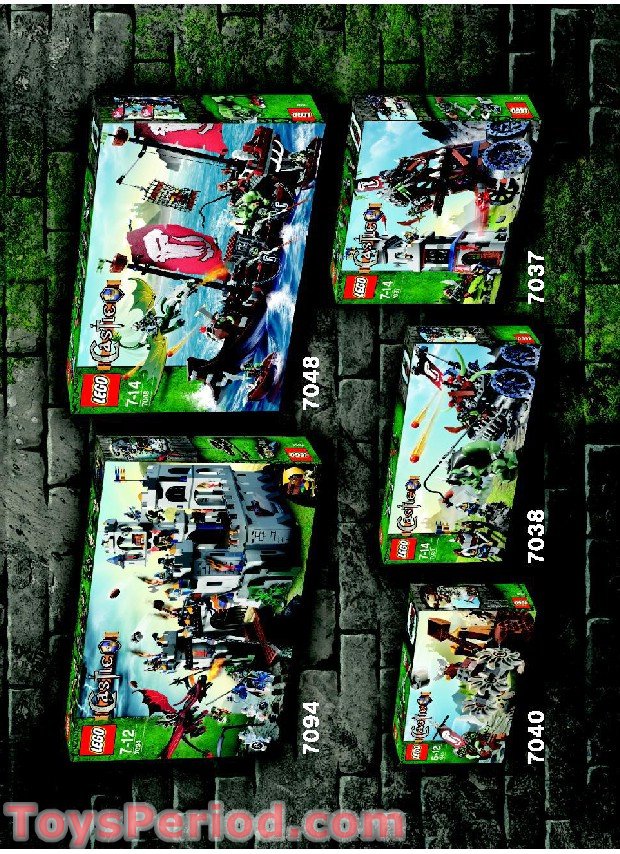 LEGO 7041 Troll Battle Wheel Instructions and Parts List