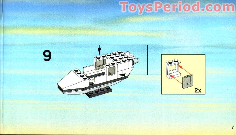 LEGO 7237-1 Police Station - with Light-Up Minifig Instructions and ...