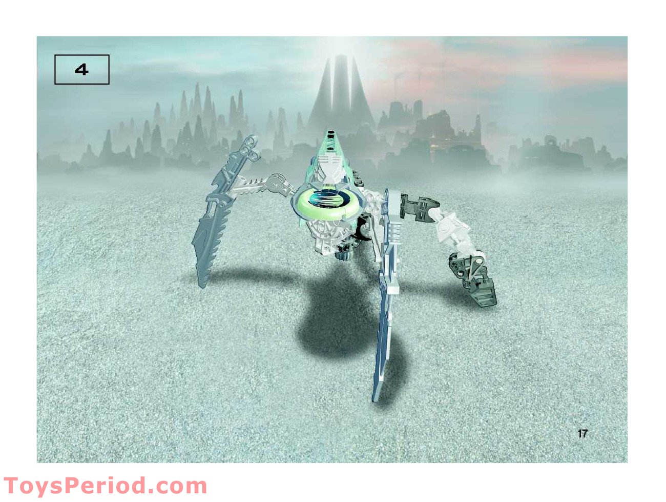 LEGO 8619-1 Vahki Keerakh Instructions and Parts List