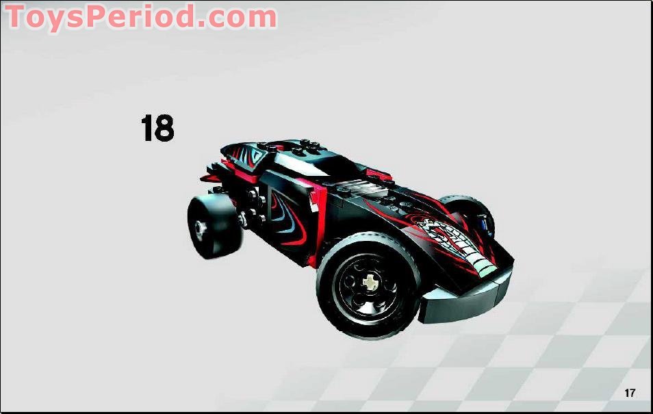 LEGO 8669 Fire Spinner 360 Instructions and Parts List