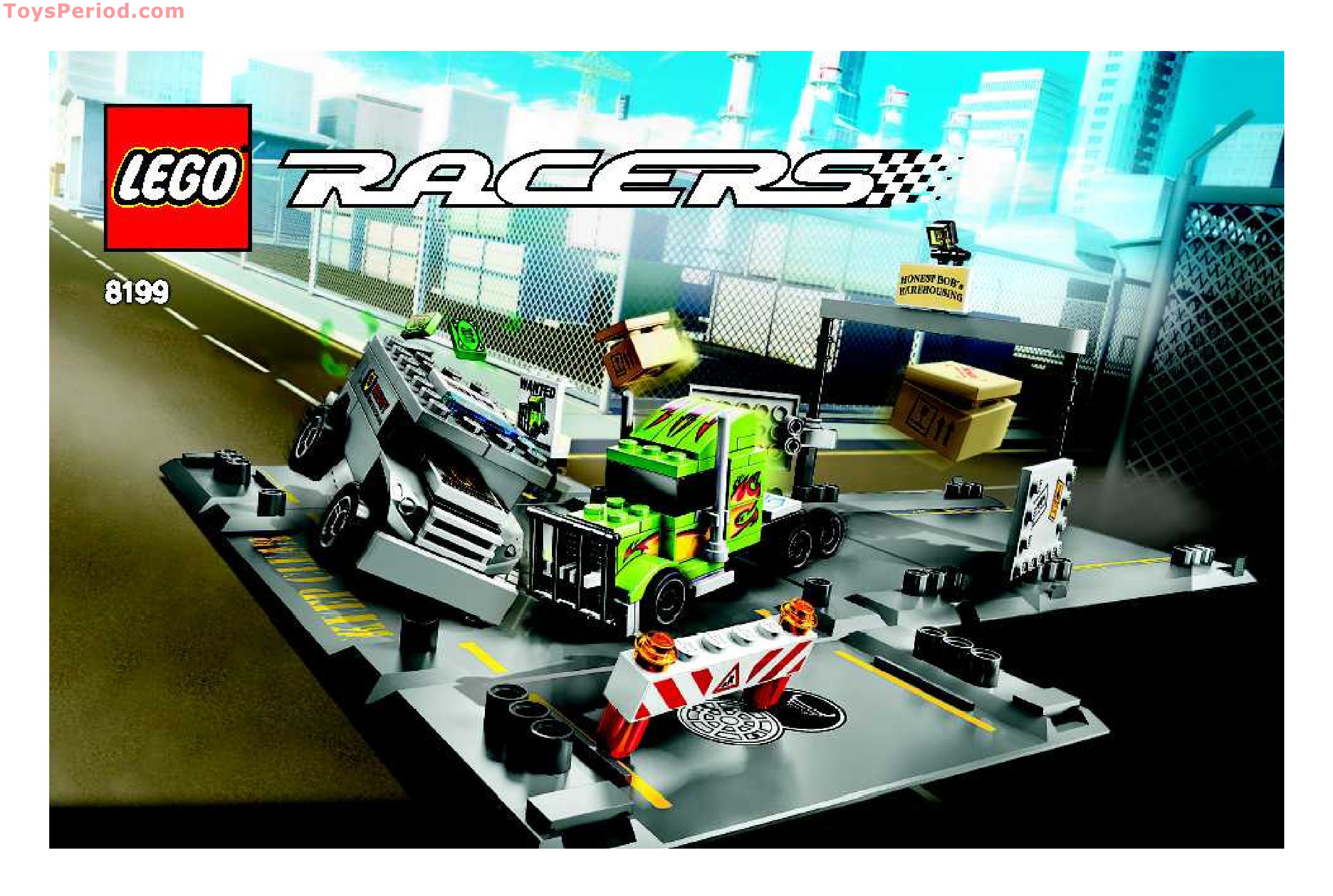 LEGO 8199 Security Smash Instructions and Parts List