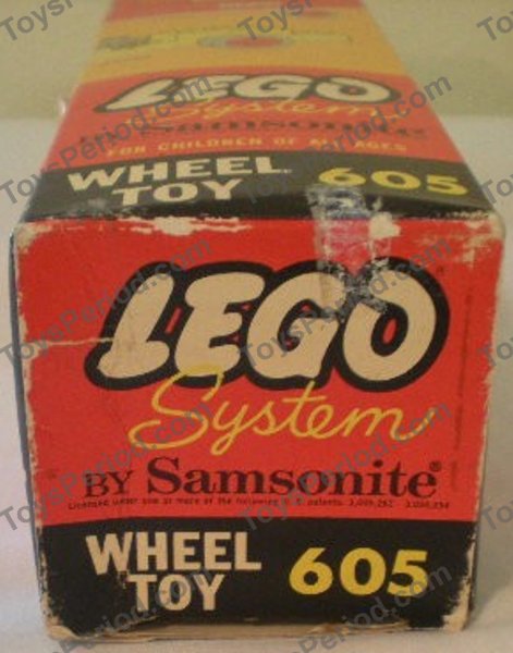 LEGO 605-4 Wheel Toy Instructions and Parts List
