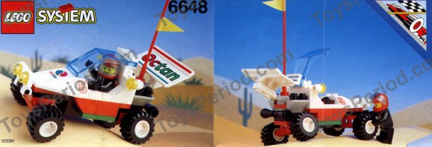 LEGO 6648-1 Mag Racer Instructions and Parts List