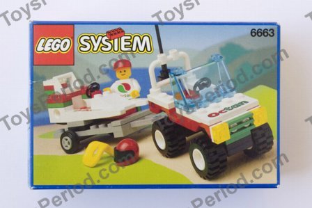 LEGO 6663 Wave Rebel Instructions and Parts List