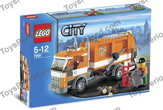 LEGO 7991 Recycle Truck Instructions and Parts List
