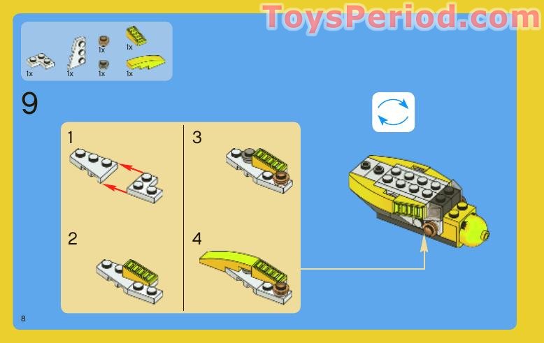 LEGO 5765 Transport Truck Instructions and Parts List