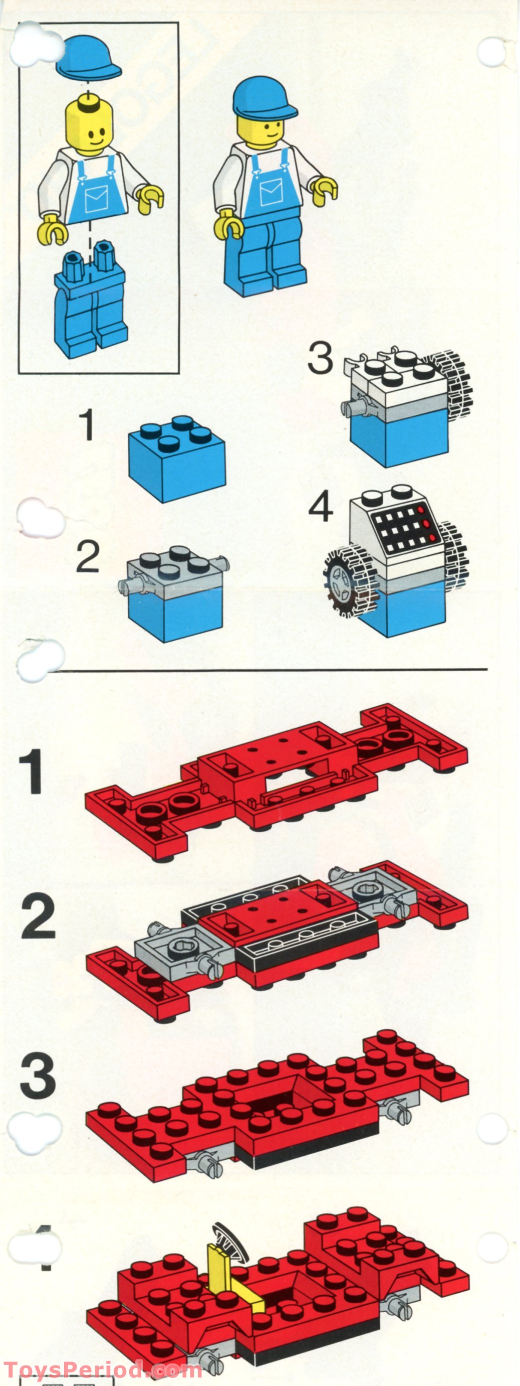 LEGO 6655 Auto and Tire Repair Instructions and Parts List